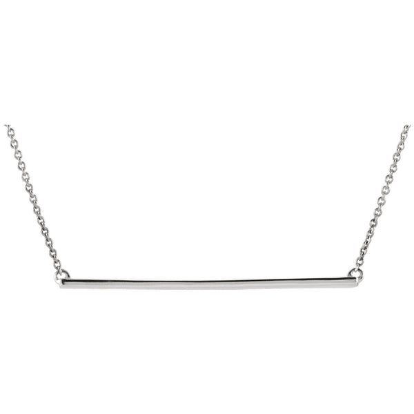 14K Gold Straight Bar Necklace – Cailin's Fine Jewelry Gifts