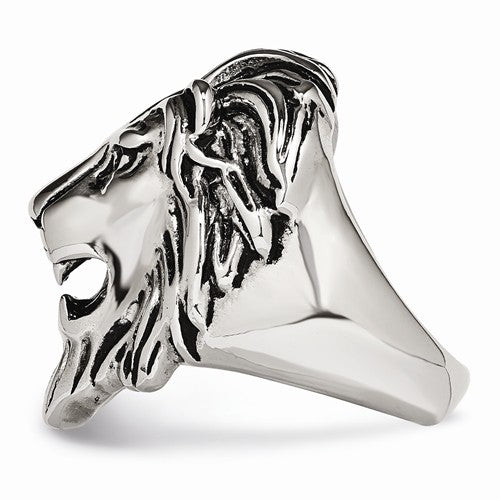 Stainless Steel Vintage Lion King Ring – Cailin's Fine Jewelry Gifts